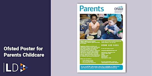 FREE! - Ofsted Poster - Regulating Childcare - Poster For Parents