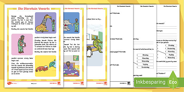 Die Dieretuin Veearts Begripslees