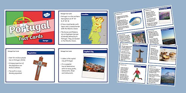 KS2 Portugal Fact Cards - KS2 (teacher made) - Twinkl