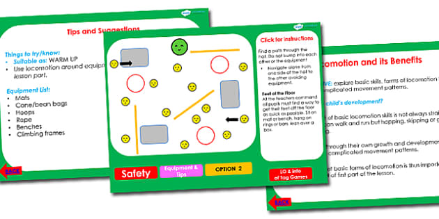 PE Avoiding and Negotiating Obstacles Lesson Ideas PowerPoint