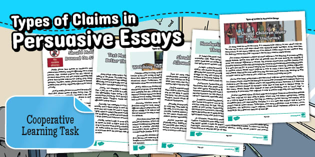 Types of Claims in Persuasive Essays | Grade 8 | Twinkl PH