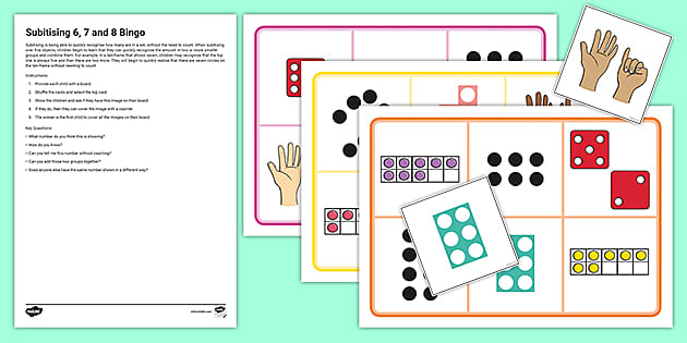 π Subitising Bingo Game (teacher made) - Twinkl π Subitising Bingo Game (teacher made) - Twinkl