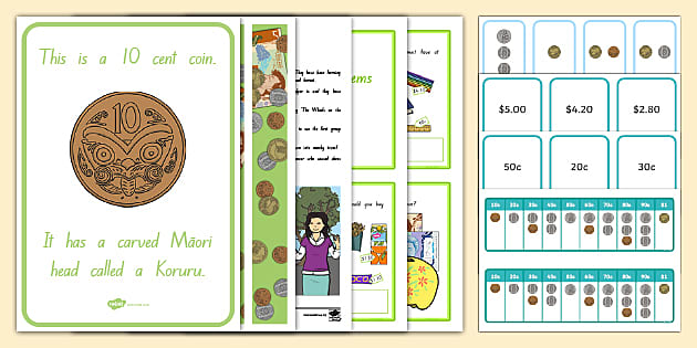 New Zealand Money Resource Pack Years 0-3 (teacher made)