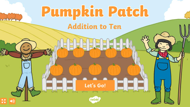 Pumpkin Patch Addition to 10 Game - Twinkl