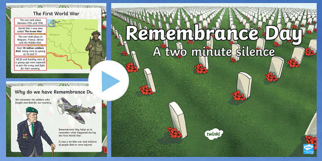 Remembrance Day Two Minute Silence PowerPoint (teacher made)