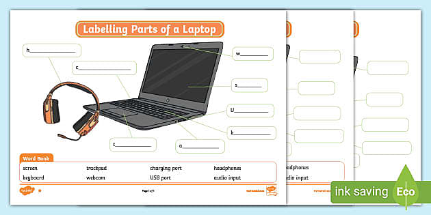 KS1 Labelling A Laptop Activity Sheet Computing Twinkl KS1 Labelling A Laptop Activity Sheet Computing Twinkl