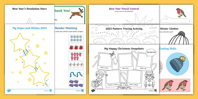 Kindergarten First Day Back after Christmas Resource Pack | Twinkl