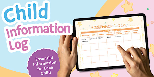 Child Information Log
