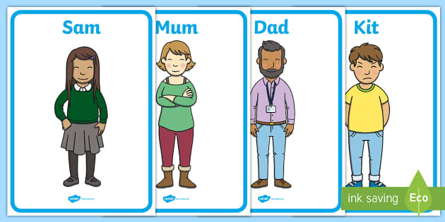 Twinkl Phonics Family Display Posters (Hecho por educadores)