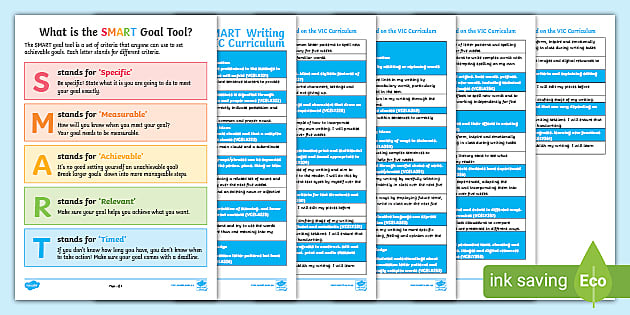 Year 5 and 6 SMART Writing Goals (Victorian Curriculum)