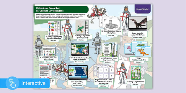St. George's Day Resource Pack for Childminders - Twinkl