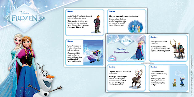 Frozen: Getting Ready for School – Sharing Activities