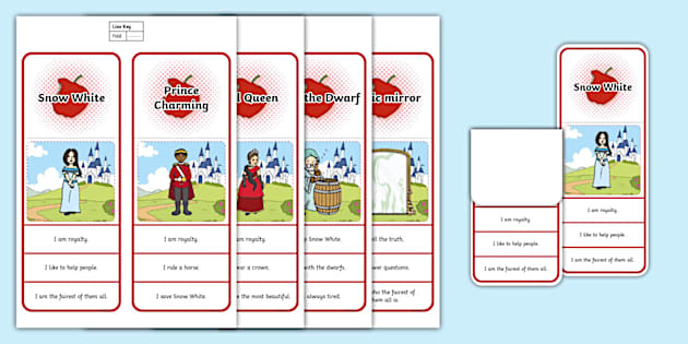 Who Am I? Guess The Snow White Character Game - Twinkl