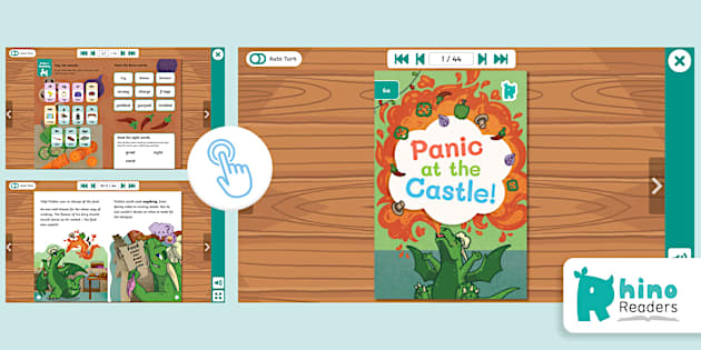 Level 6a Decodable Readers: Panic at the Castle! - Twinkl