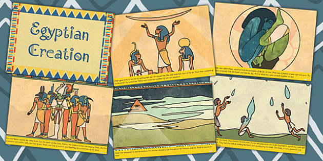 Ancient Egyptian Creation Story Cards teacher Made ancient-egyptian-creation-story-cards-teacher-made