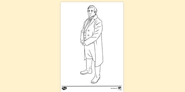 FREE! - Mr Bennet Colouring Sheet | Colouring Sheets