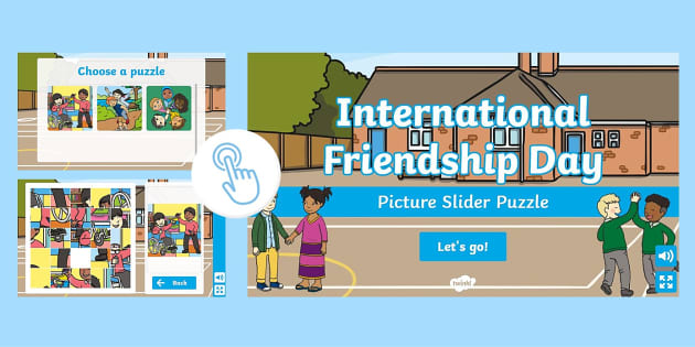Interactive International Friendship Day Puzzle - Twinkl