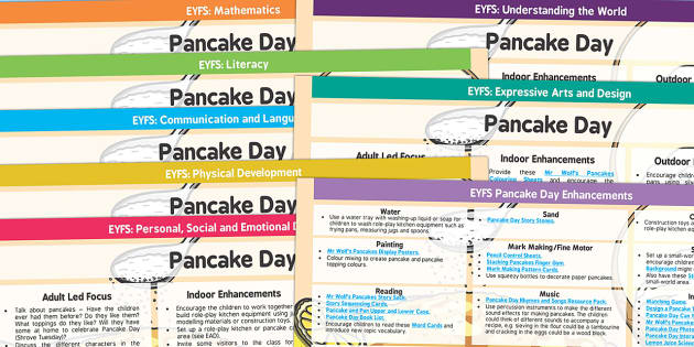 Pancake Day Planning EYFS | Lesson Plan & Enhancement Ideas