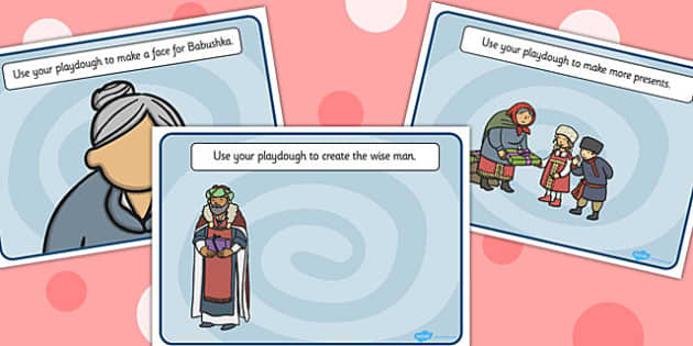 Babushka Playdough Mats (teacher made) - Twinkl