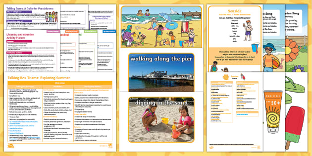 Exploring Summer: Talking Box Planning and Resource Pack