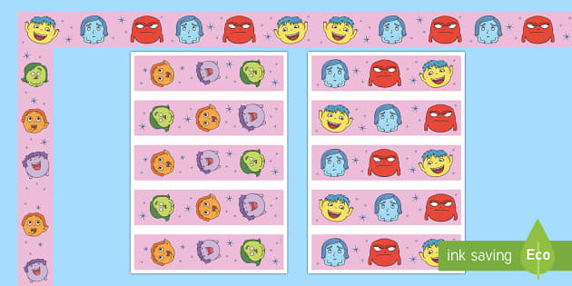 Mood Monsters Display Borders (teacher made)