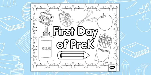 coloring sheets for pre k