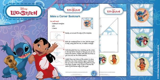 Disney Lilo & Stitch Craft Activity | Bookmark Craft