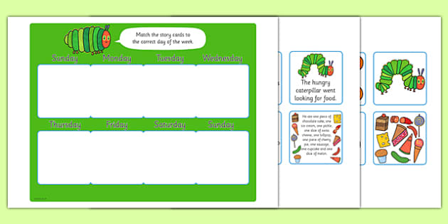 FREE! - Days of the Week Matching Game to Support Teaching on The Very ...