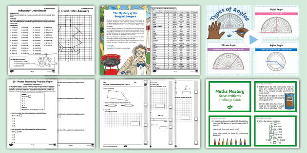 👉 11+ Maths Reasoning Pack (teacher made)