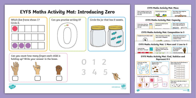 👉 EYFS Maths Activities - Spring Term Activity Mats | Twinkl