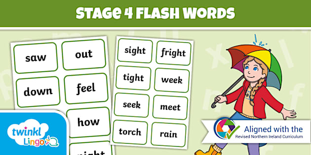 Stage 4 Flash Words