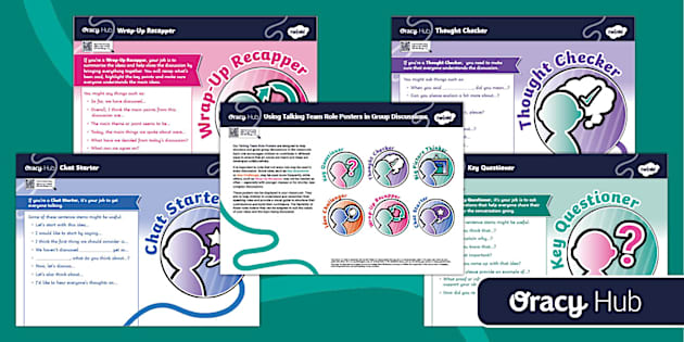 LKS2 Talking Team Roles Display Posters (teacher made)