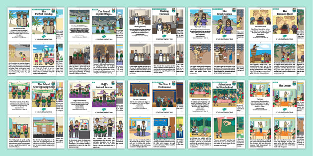 Phonics Level 6 Weeks 21-30 Mini Books - Twinkl