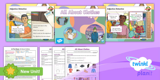 👉 PlanIt Year 6 Spanish Lesson: All About Clothes