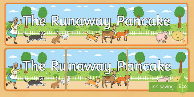 The Runaway Pancake Display Banner (teacher made)