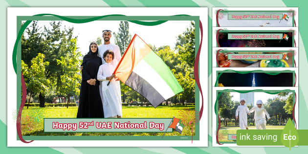 KS2 UAE National Day Poster - Twinkl