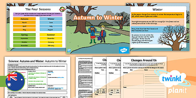 Year 1 Science Autumn and Winter Lesson 4 Autumn to Winter