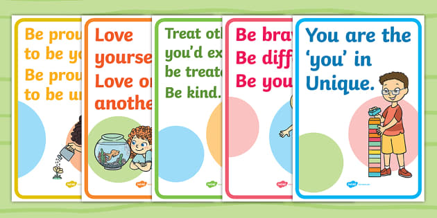 We Are All Different Inspirational Posters (Teacher-made)