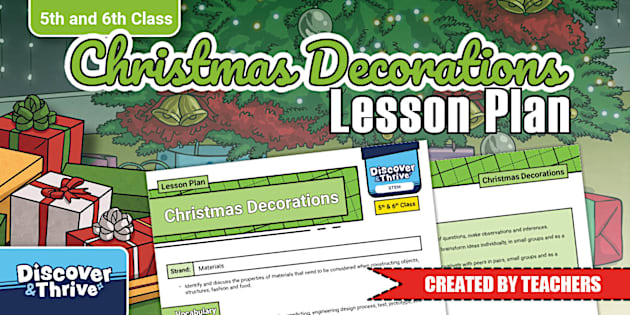 Christmas Decorations Lesson Plan