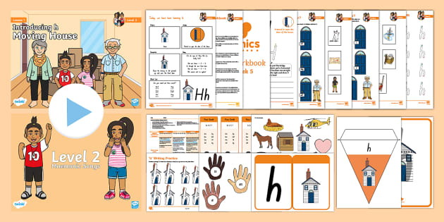 'h' Lesson Pack - Level 2 Week 5 Lesson 1 (teacher made)