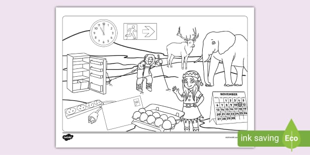 E Sound Loaded Colouring Sheet (teacher made) - Twinkl