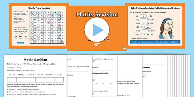 Year 6 KS2 Maths SATs Revision PowerPoint Pack