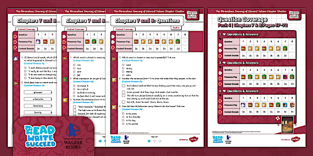 FREE! - The Miraculous Journey of Edward Tulane Chapter Chatter ...