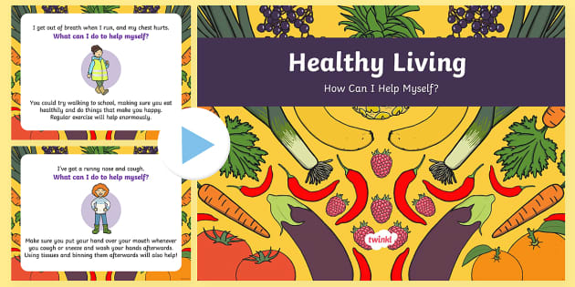 Healthy Living PowerPoint KS1 | Health & Wellbeing