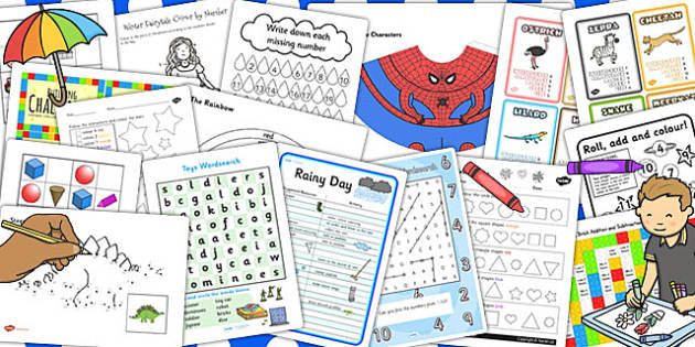 Parents Rainy Day Activity Pack (teacher made) - Twinkl