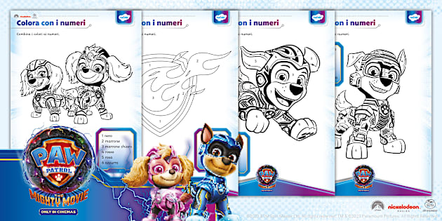 paw patrol coloring pages super pups