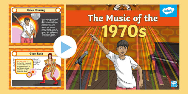 👉 KS2 The Music of the 1970's PPT (teacher made) - Twinkl