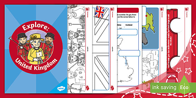 Explore: United Kingdom Activity Booklet - Twinkl