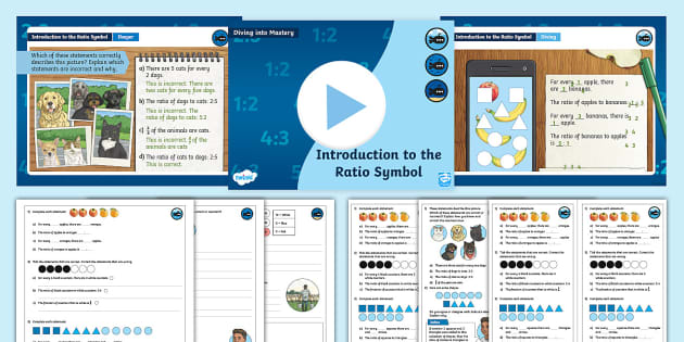 👉 White Rose Maths Compatible Y6 Introducing the Ratio Symbol