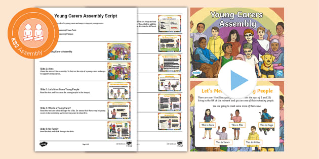 KS2 Young Carers Assembly Powerpoint - Pastoral - Twinkl